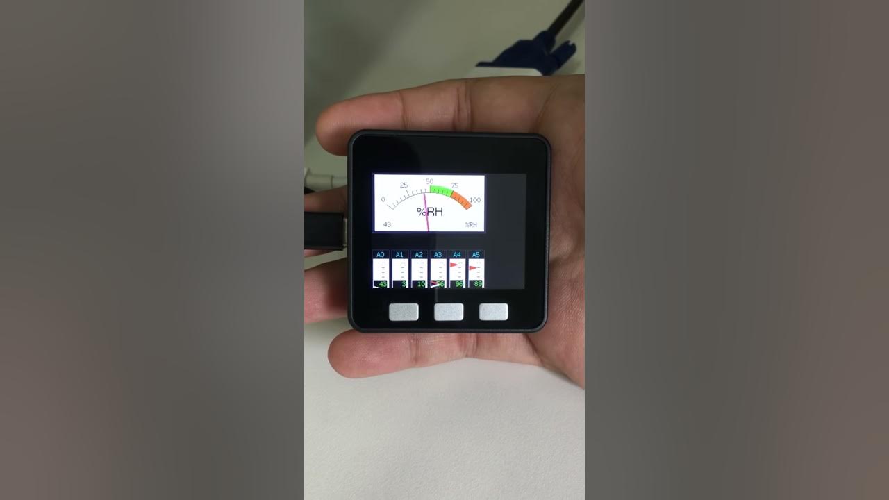 M5Stack - Graphic analog meter graph. - YouTube