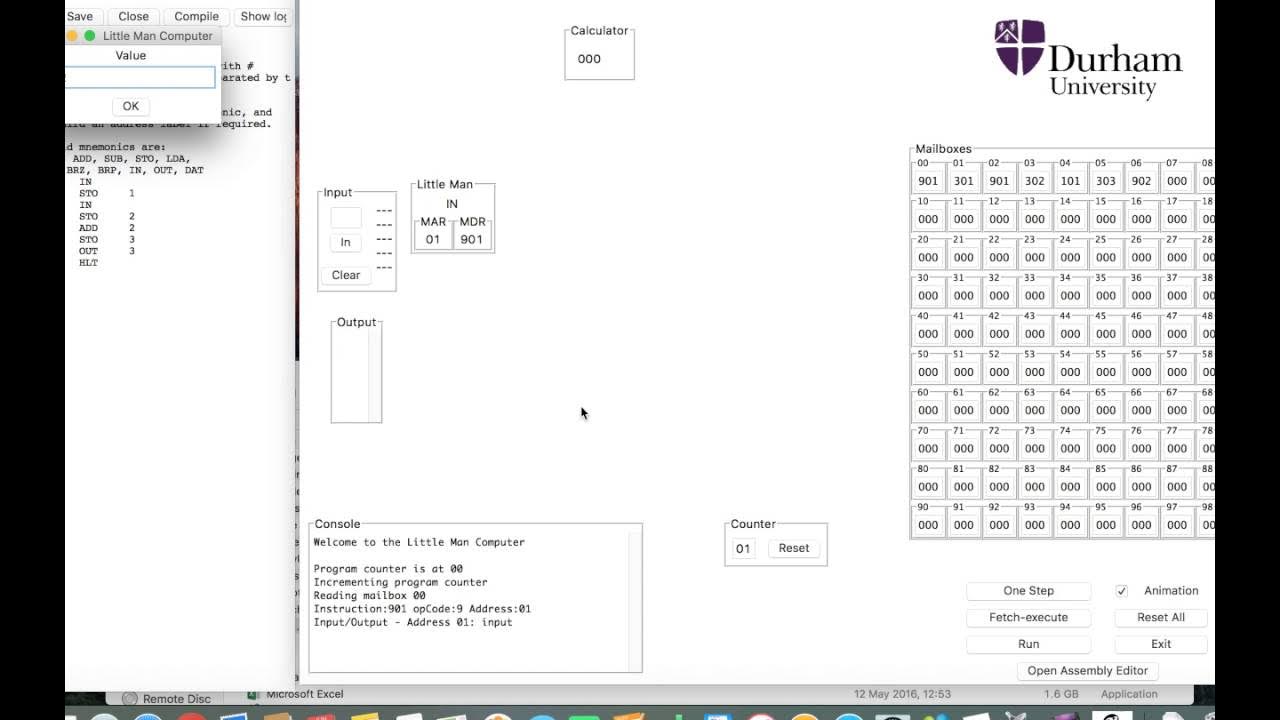 Adding in LMC Little Man Computer Tutorial 1 - YouTube