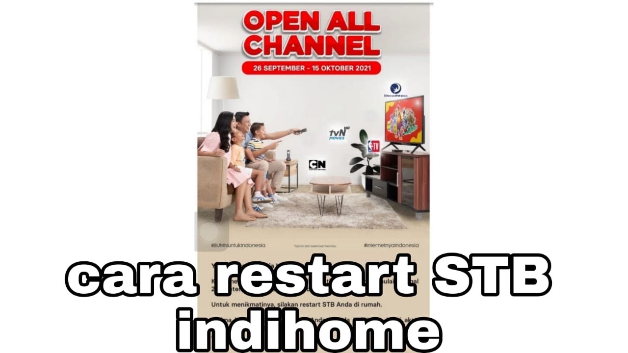 cara restart STB / Set Top Box Indihome | Open channel 26 September-15 ...
