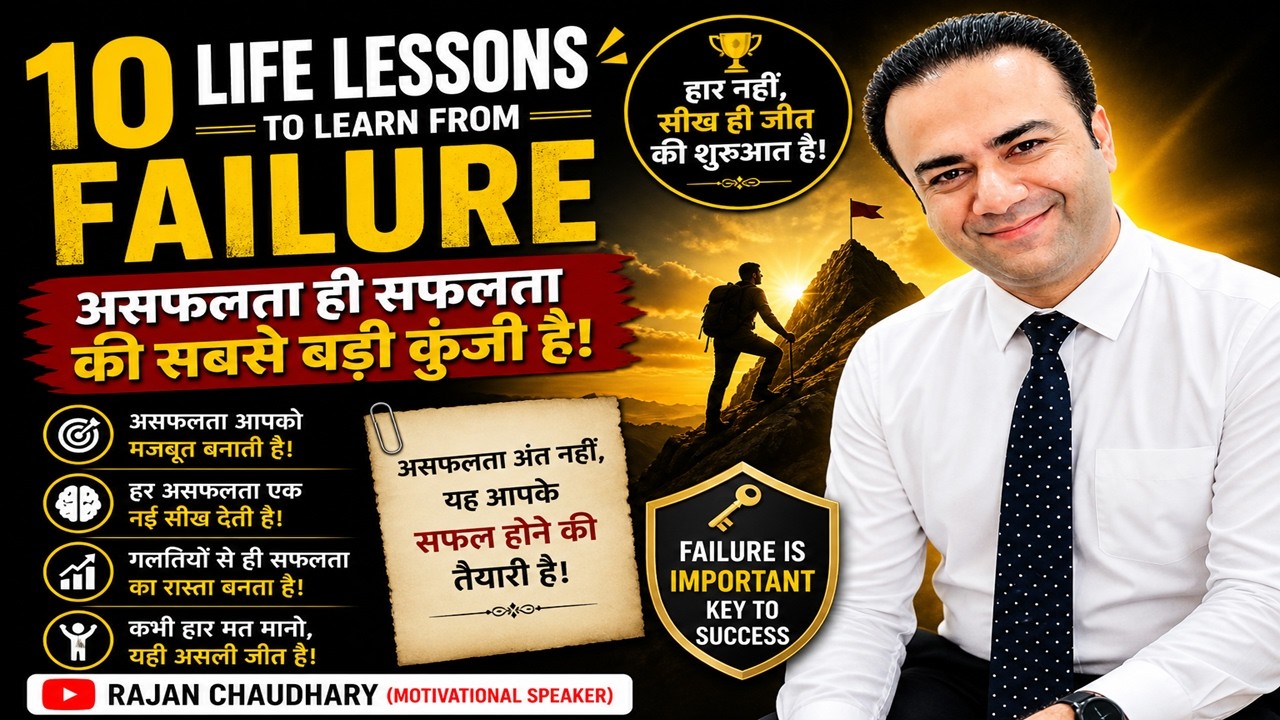 10 Life Lessons To Learn From Failure - Failure is also Important - Key ...