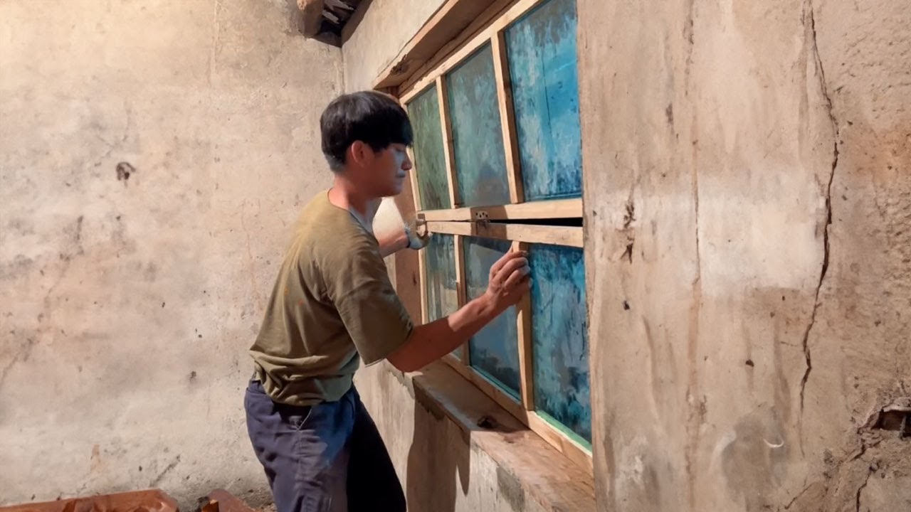 Old house renovation, continue to renovate the kitchen today EP7 | Man ...