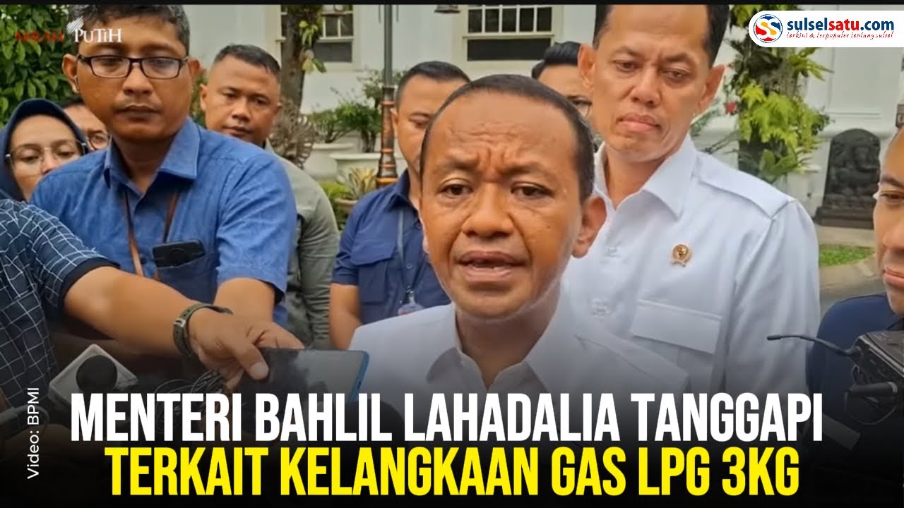 Menteri Bahlil Lahadalia Tanggapi Terkait Kelangkaan Gas LPG 3Kg - YouTube