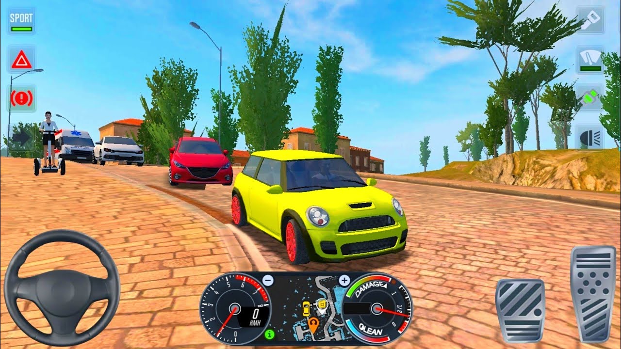 Taxi Sim 2020 🚕 💥 Driving Mini Cooper Countryman in City || Gameplay 03 ...