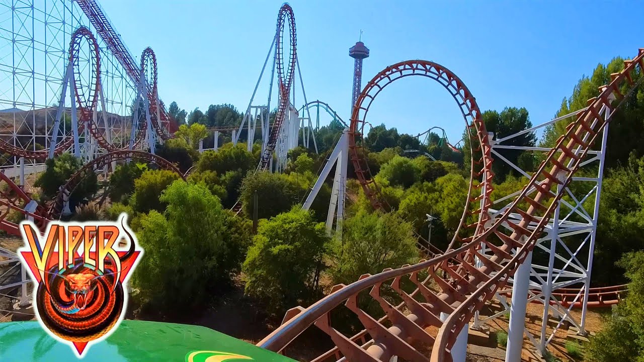 Viper 4K Front Seat POV - Six Flags Magic Mountain - YouTube