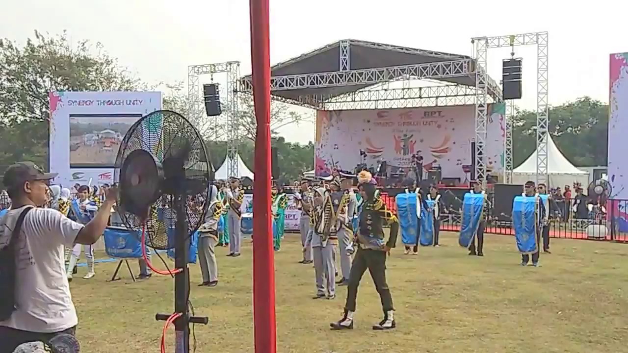 #drumband #marchingband Marching band opening Family gathering ancol ...