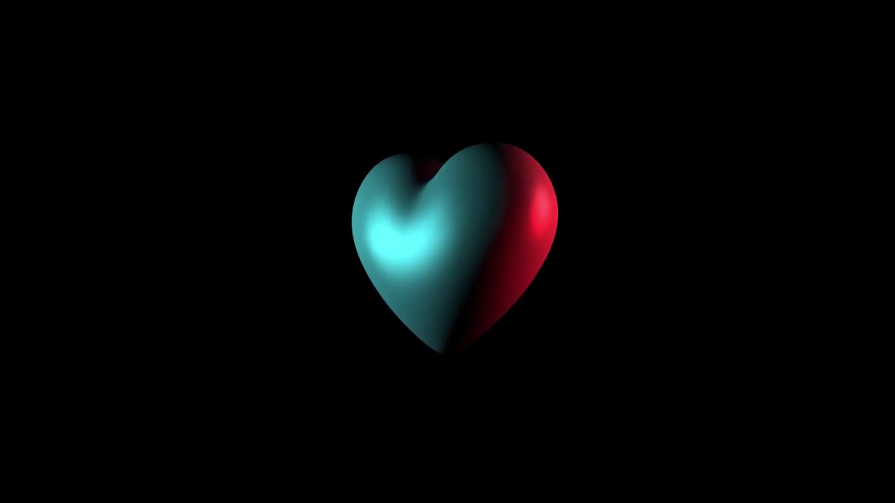 Love Heart Motion Graphic. 3D Motion Graphic Wallpaper. - YouTube