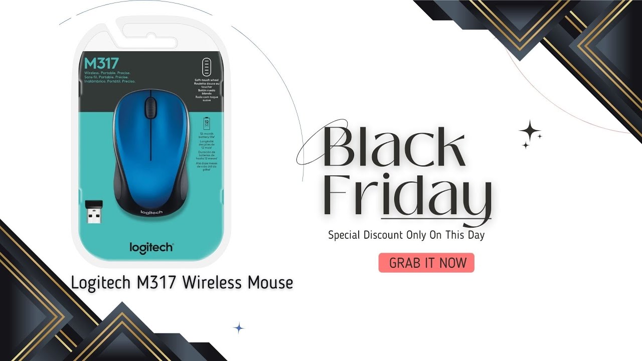 Logitech Wireless Mouse M317 Review – Best Price - YouTube