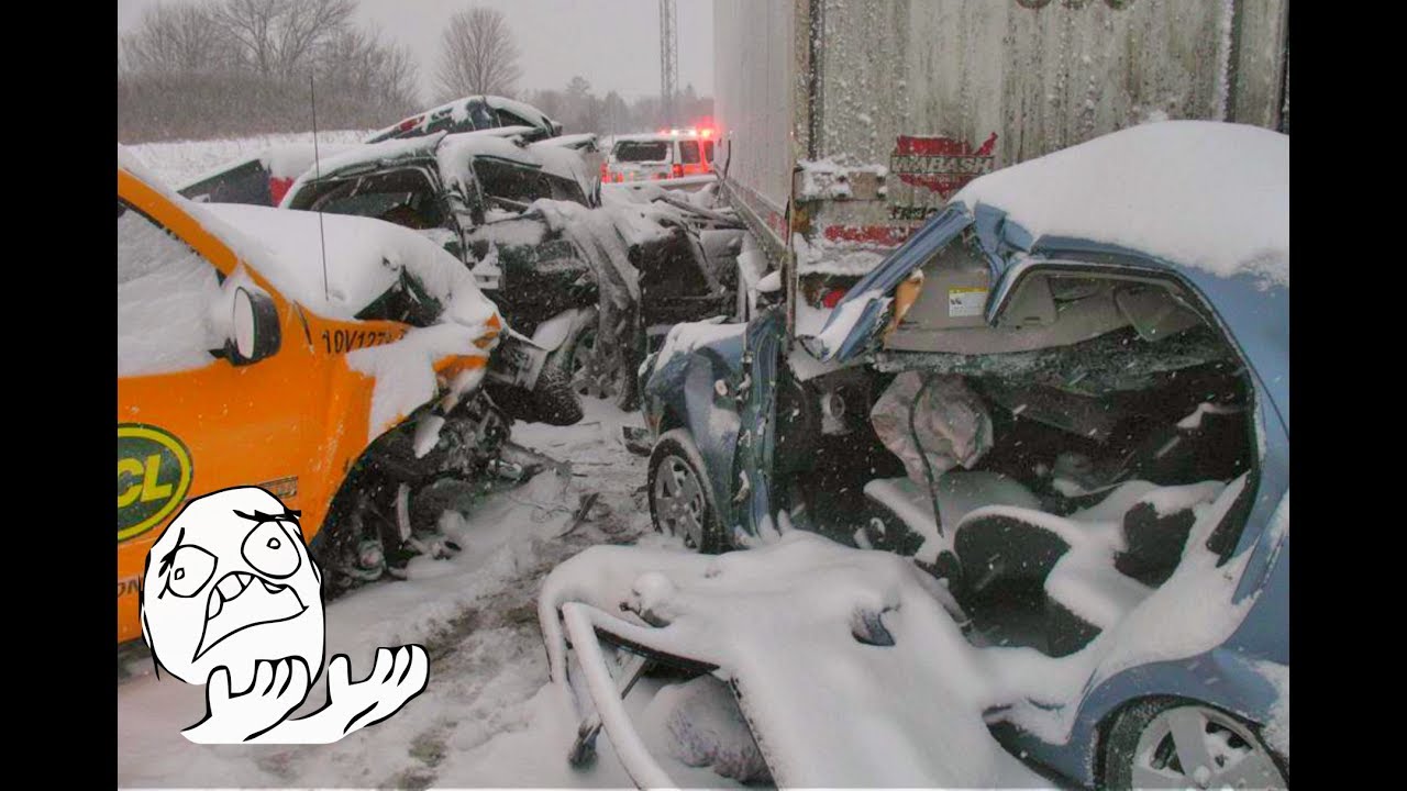 Snow and Ice CRASH Compilation 2017 - Brutal Snow Accidents Slide Part ...