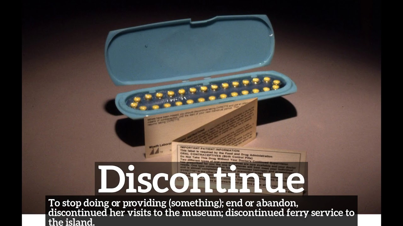 What is Discontinue? | How Does Discontinue Look? | How to Say ...