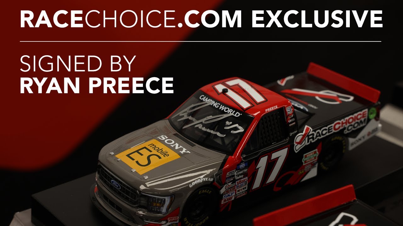 Limited Edition Ryan Preece Signed Diecast - YouTube