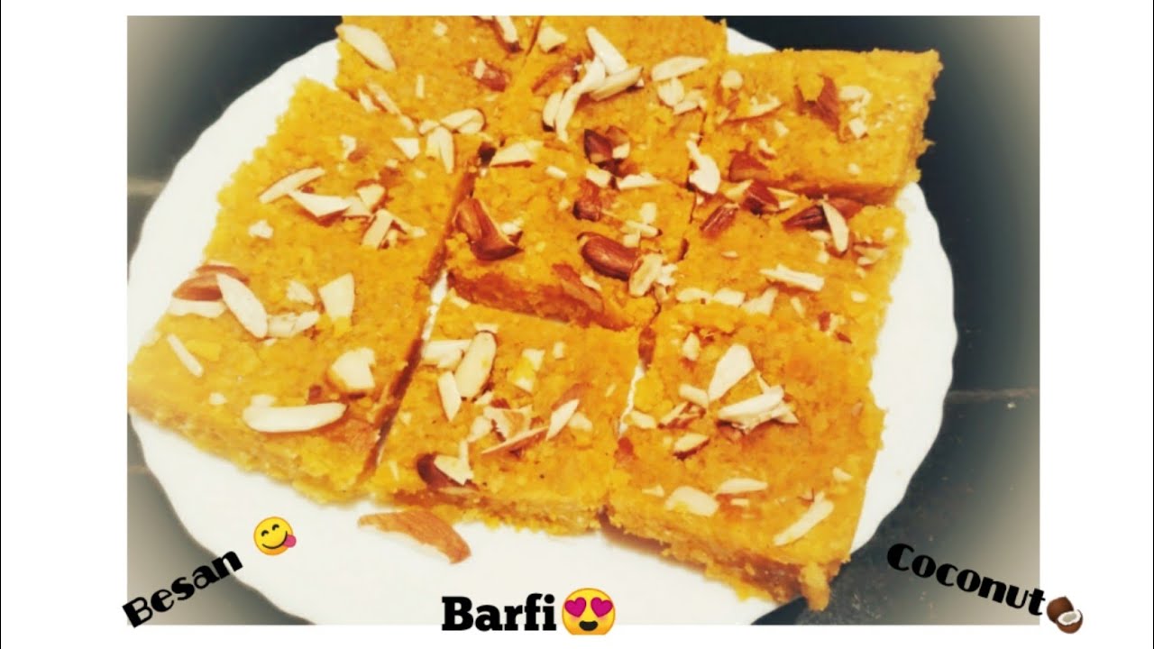 Indian sweets| Barfi # how to make tasty and yummy,barfi at home#besan ...