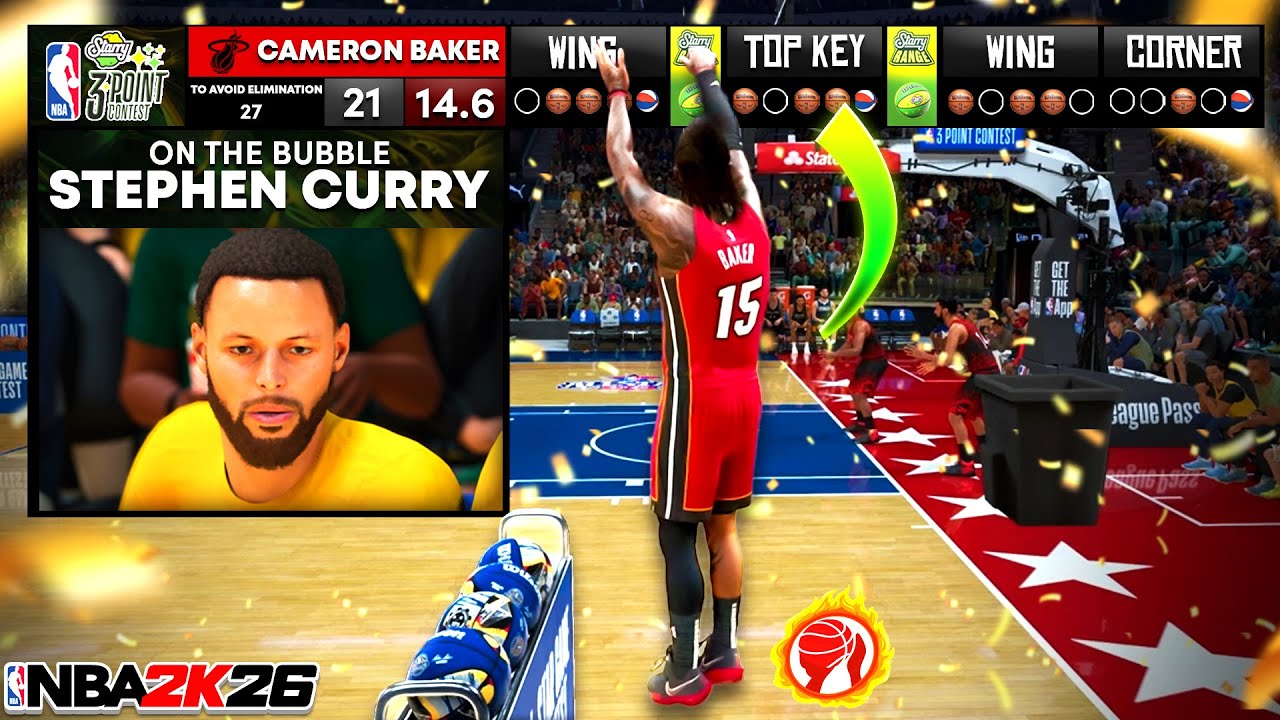 ALL-STAR WEEKEND 3 POINT CONTEST! - NBA 2K26 MyCAREER - YouTube