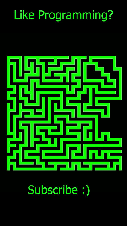 Maze generating - YouTube