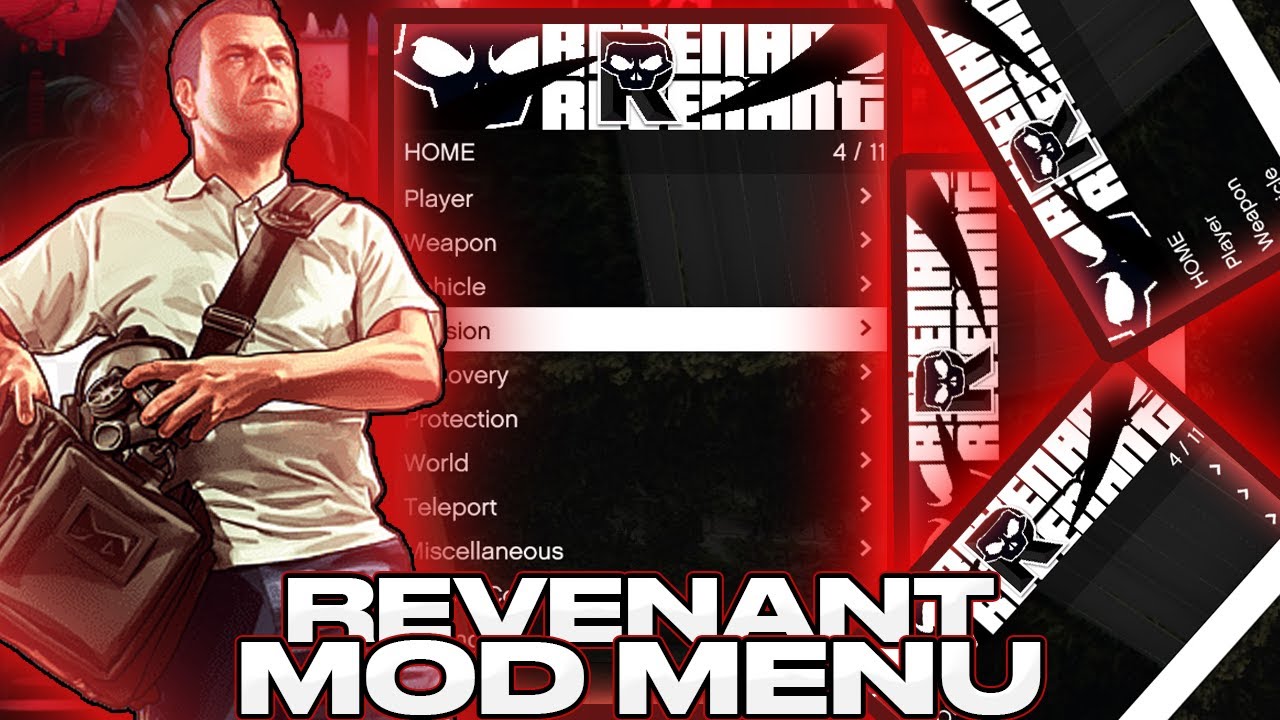 *New* Revenant Mod Menu - Grand Theft Auto V | Best Mod Menu For GtaV ...