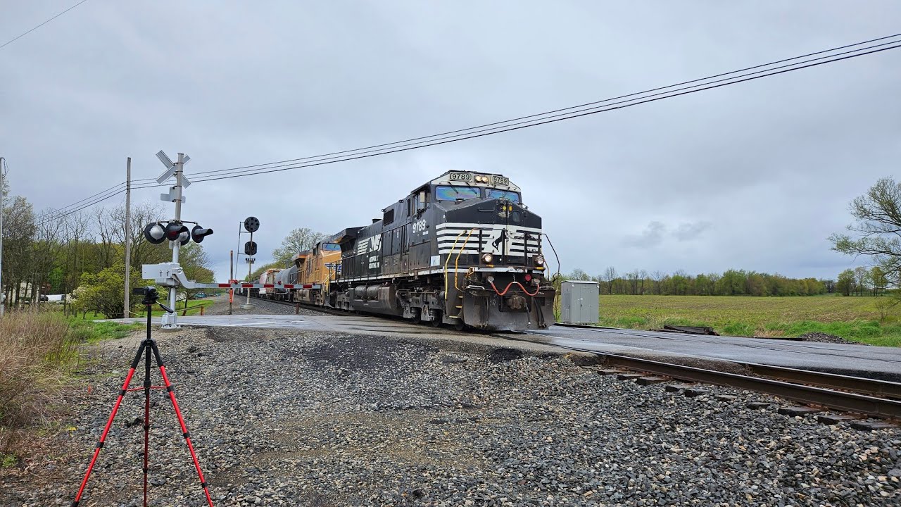 Norfolk Southern 170 in Orrville, OH 5 2 23 - YouTube