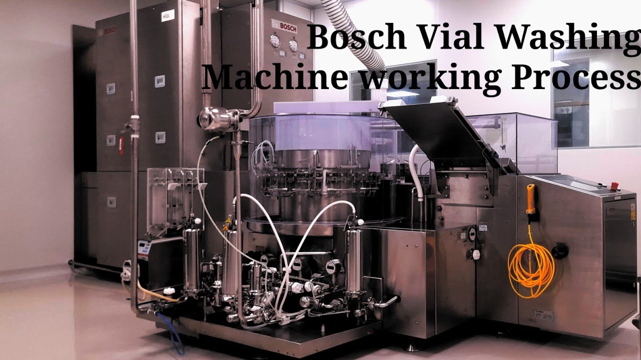 Bosch Machine Working Process | RRU and HQL Heating tunnel | GMP of ...