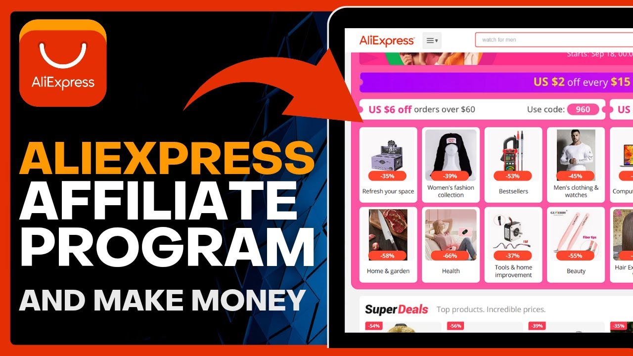 🔥 ALIEXPRESS Affiliate Program Tutorial | How To Make Money From ...