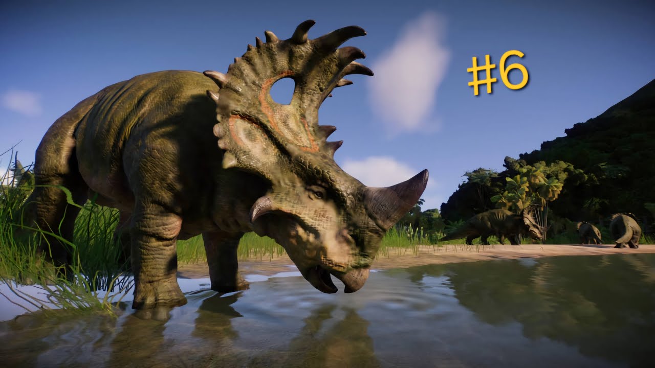 Sinoceraptops a zápas 🩸😱 [Jurassic World Evolution] #6 - YouTube