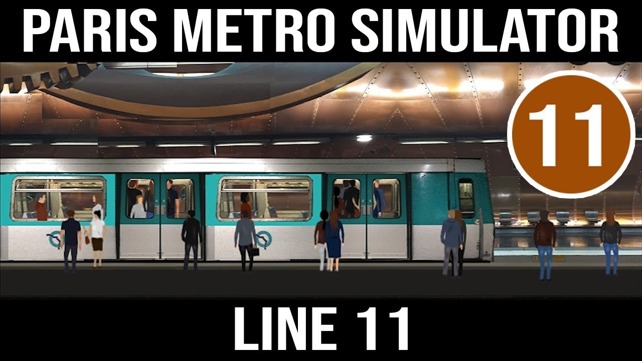 Paris Metro Simulator Gameplay Ligne 11 - Line 11 - Linie 11 / Train MF ...
