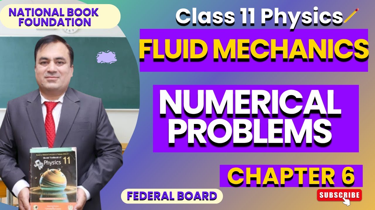 Numerical Problems for Physics 11, Chapter 6: Fluid Mechanics | National Book Foundation - YouTube