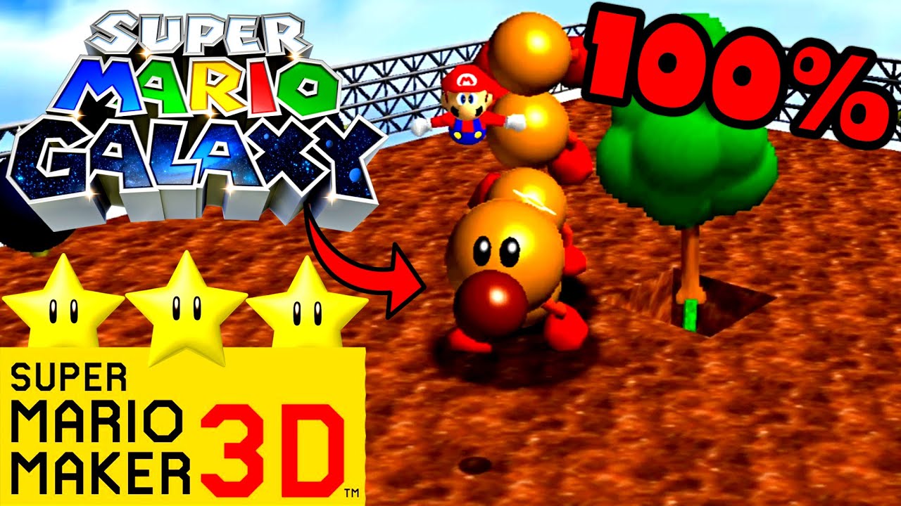 Mario Builder 64 🔨 Gusty Garden Galaxy by Shadow64 🔨 100% Walkthrough ...