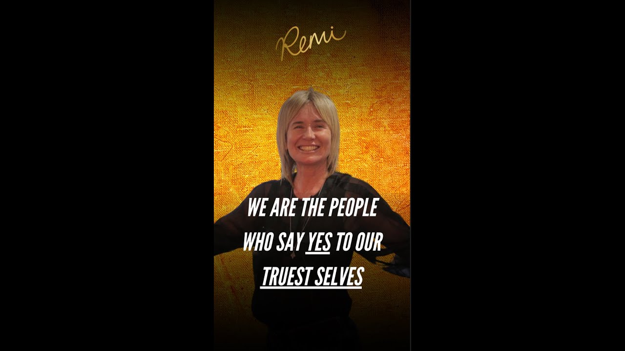 We are the people who say yes to our truest selves | Remi Pearson - YouTube