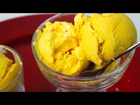 MANGO ICE CREAM - مینگو آئس کریم - मैंगो आइसक्रीम *COOK WITH FAIZA*