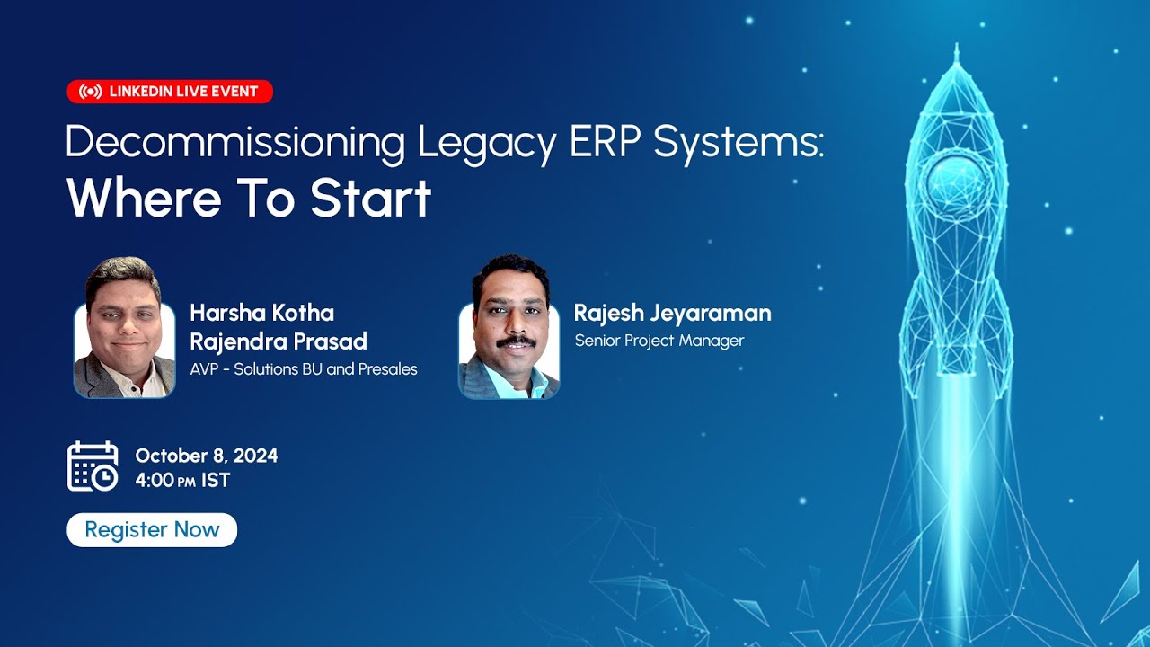Decommissioning Legacy ERP Systems - Where to Start - YouTube