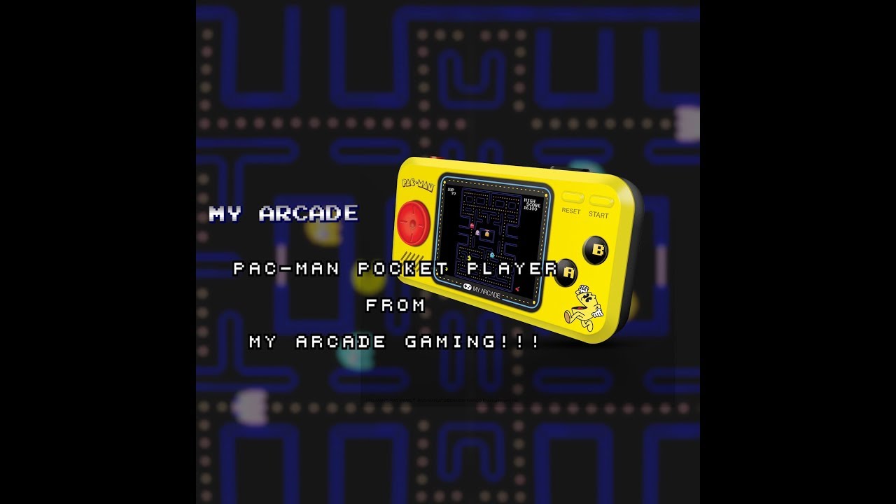 Pac-Man Pocket Player Handheld Review! [Pac-Man, Pac-Mania, and Pac ...