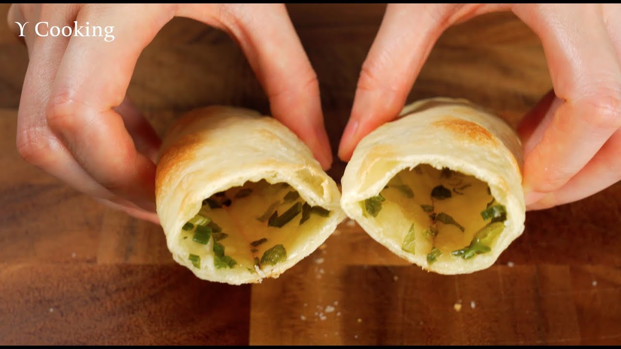 [No Yeast] Only 3 ingredients, Easy but super crispy pocket cookies ...