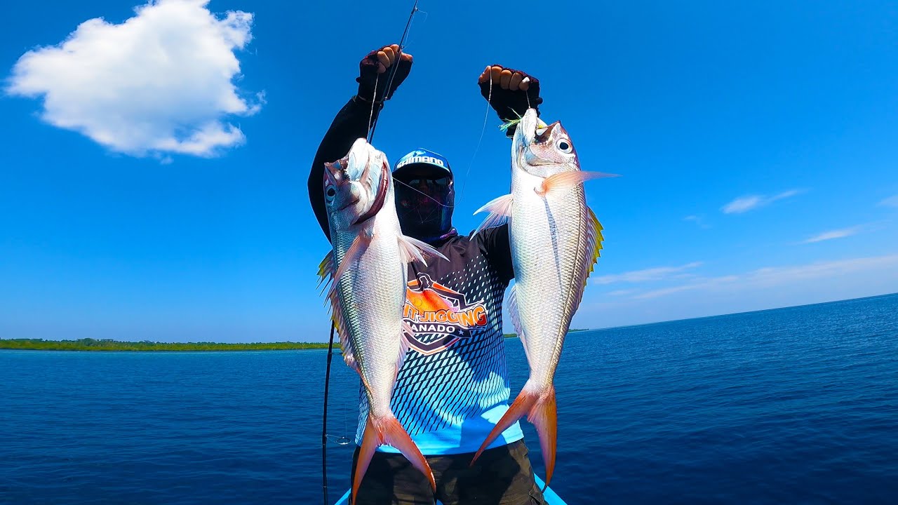 COMBO STRIKE KURISI CABLAK (SMALL TOOTH JOBFISH) !!! LIGHT JIGGING ...