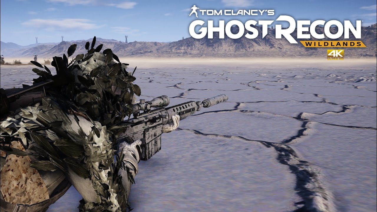 Ghost Recon Wildlands - .50 Cal Sniper - Salt Flats - Long Range - 4K ...