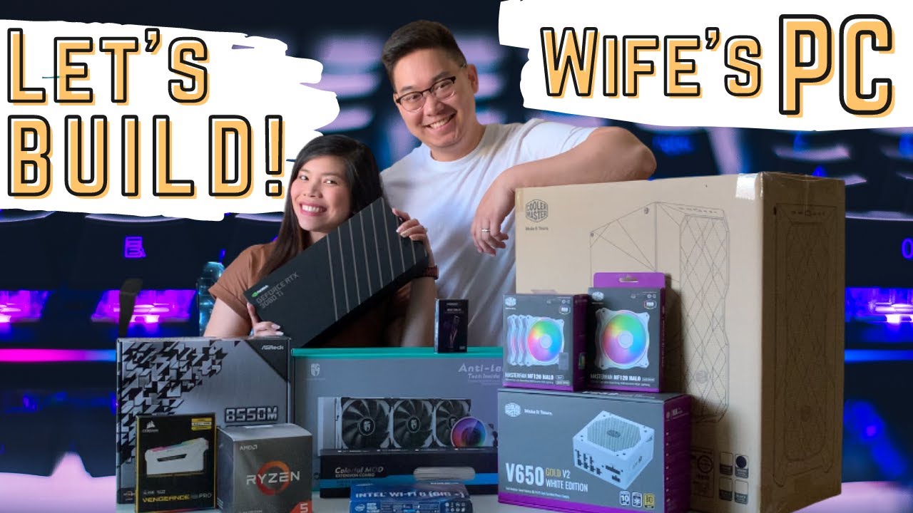 CHALLENGE: BUILD A PC (Wife Edition) | Snow PC | Buhay sa CANADA | Vlog ...