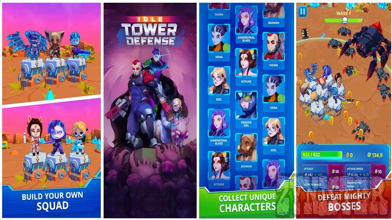 Base Astro Defense: Idle TD - YouTube