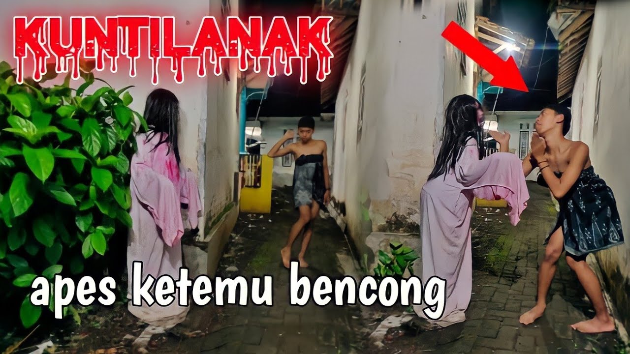 PRANK KUNTILANAK & POCONG || APES KETEMU BENCONG🤣 - YouTube