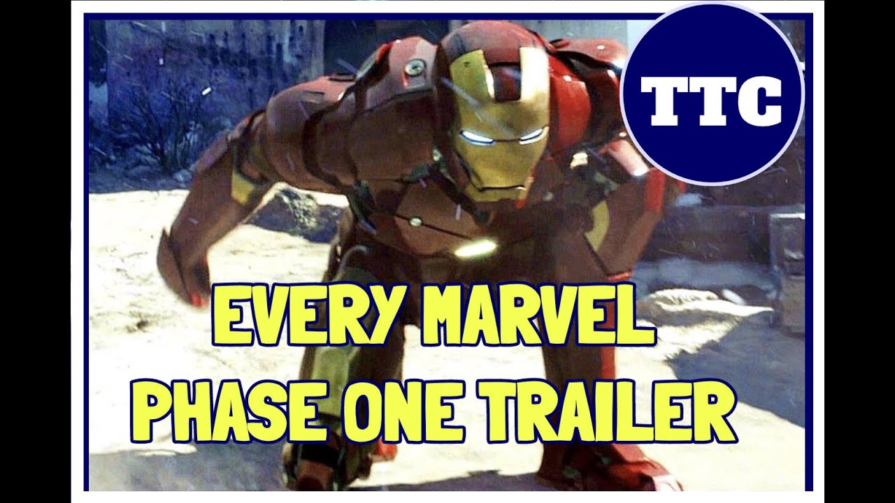 Every Marvel Phase One Trailer - YouTube