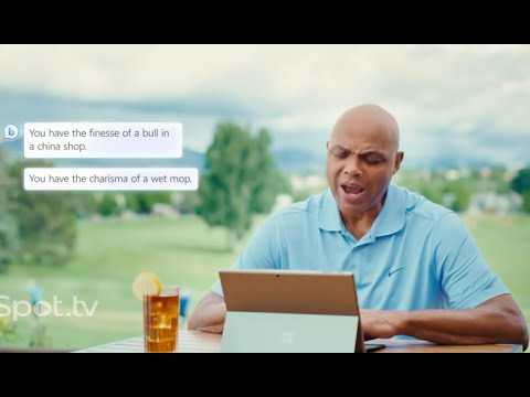 Microsoft Bing Commercial 2023 Charles Barkley Ad Review - YouTube