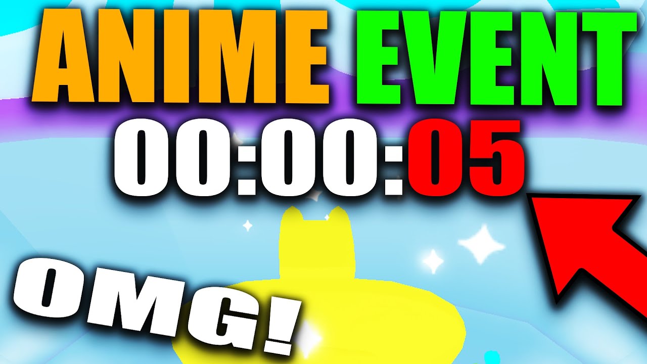 🔴*COUNTDOWN* ANIME EVENT Update in Pet Simulator X -Roblox - YouTube