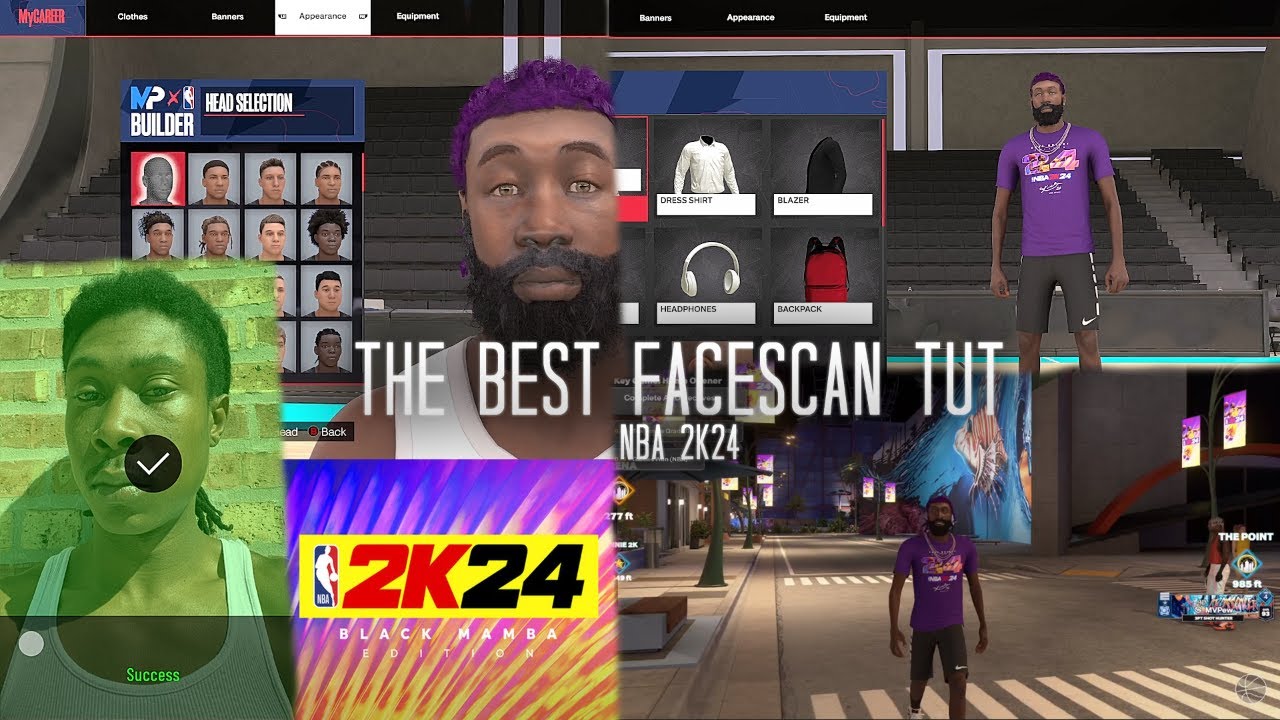 How To Do A Face Scan On NBA 2K24! | The BEST FACE SCAN Tutorial For ...