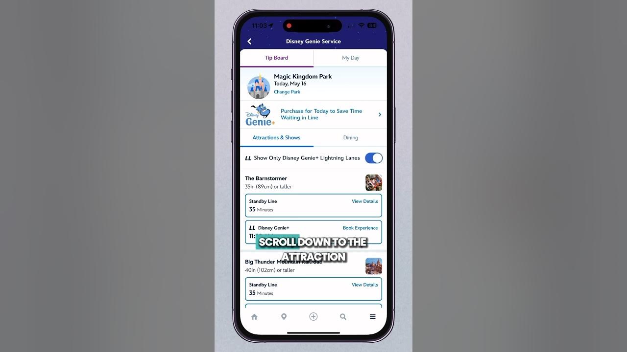 Most people miss this secret Genie+ trick for fast refreshing 🧞‍♂️ # ...