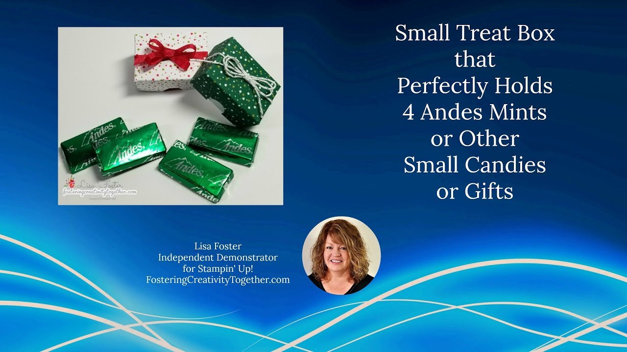 Tiny Treat Boxes For Andes Mints - YouTube