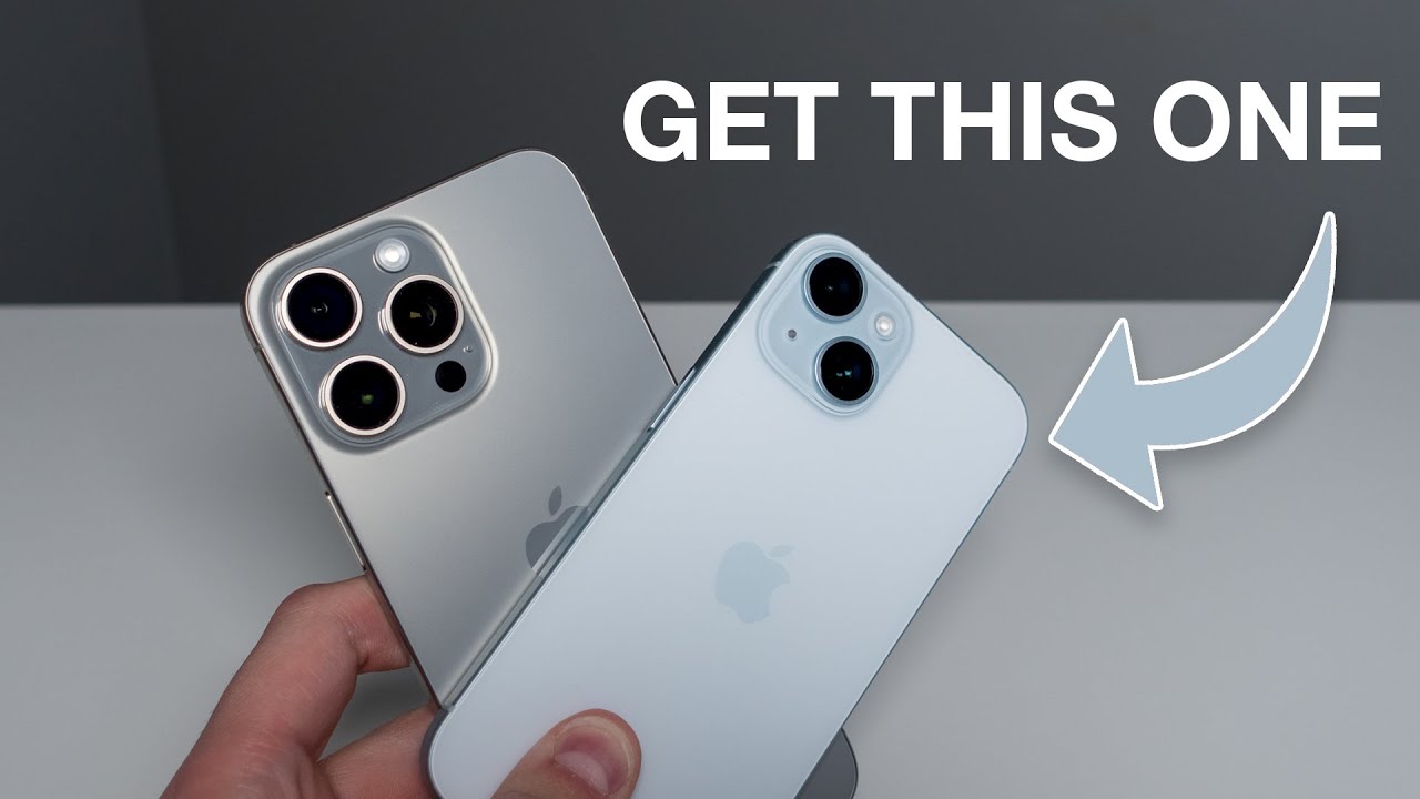 Why you should buy the base model iPhone 15 instead of 15 Pro - YouTube