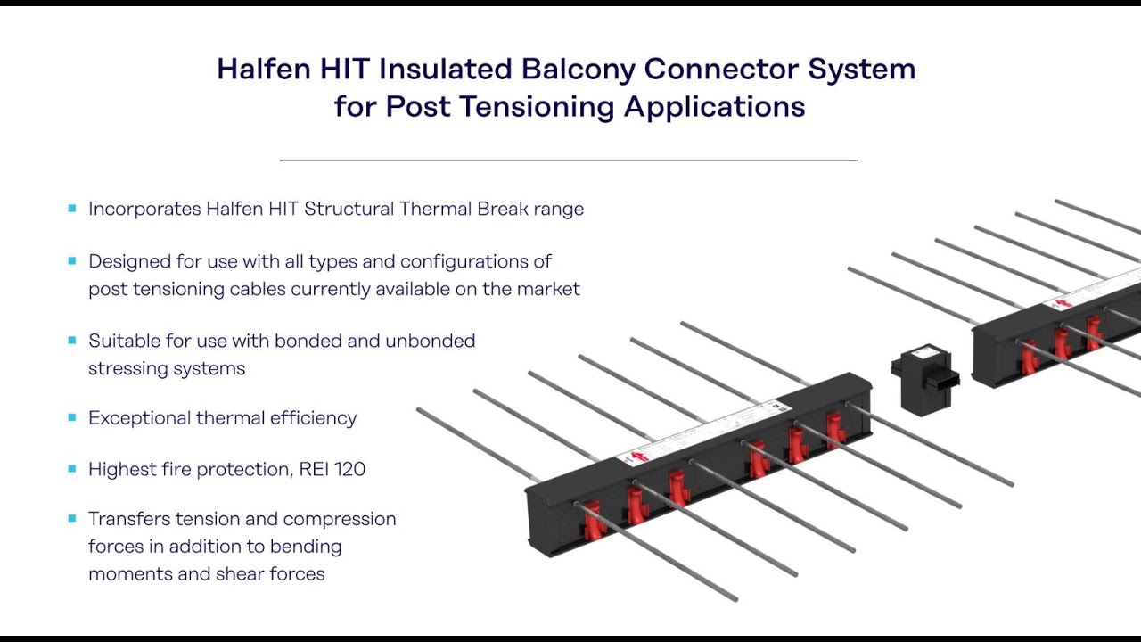 Introducing the Halfen HIT Insulated Balcony Connector for Post ...