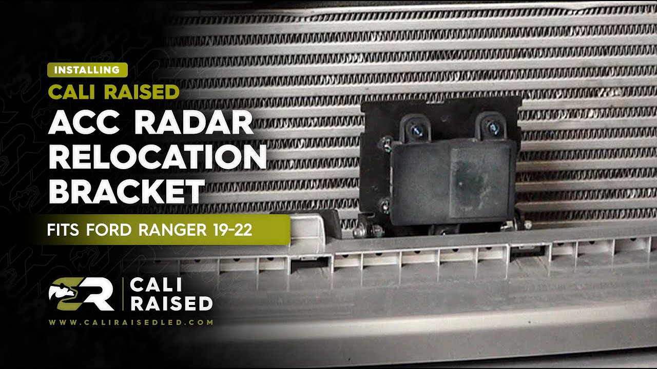 How to Install Ford Ranger Radar Relocation - YouTube