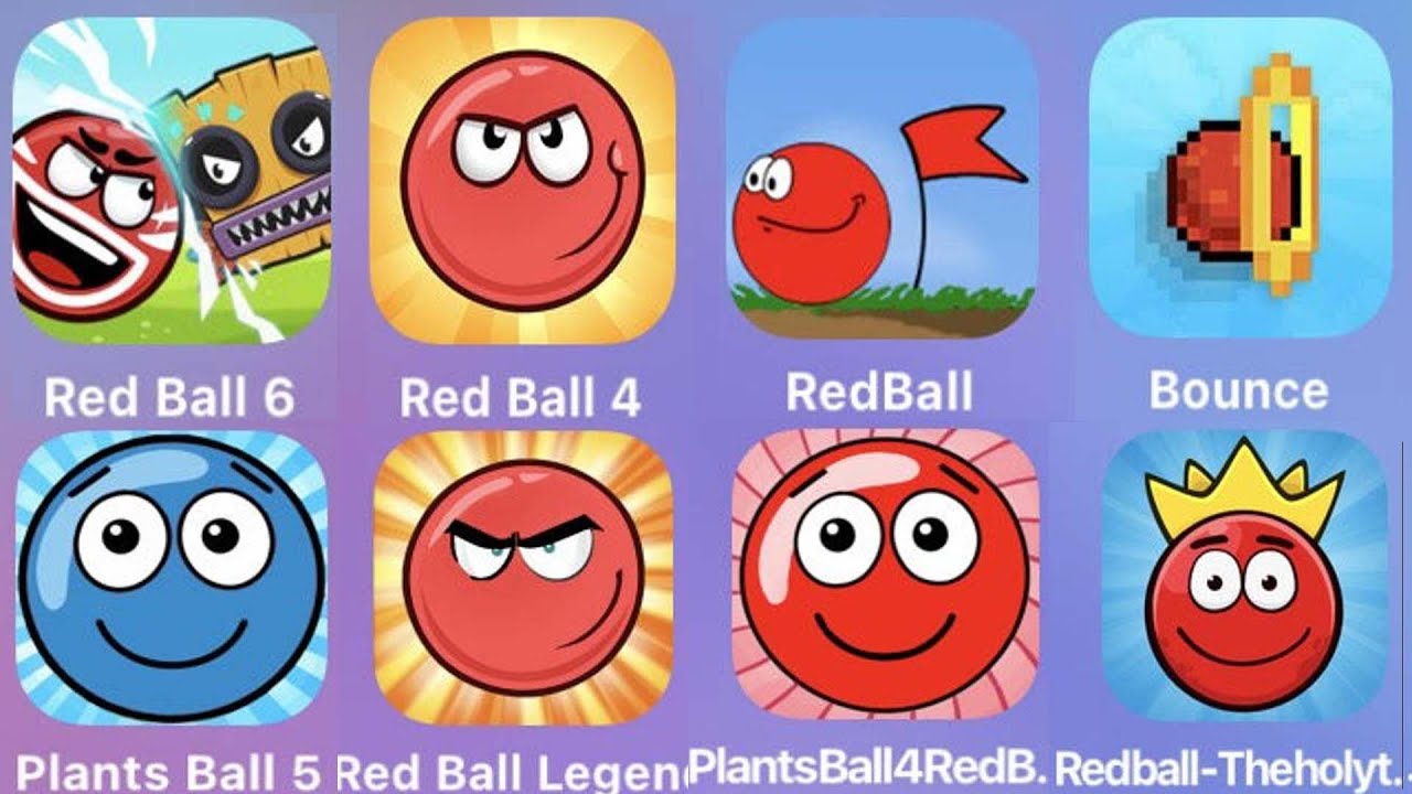 Red Ball 6,Red Ball 4,Red Ball 1,Bounce Ball,Plants Ball 5,Red Ball ...