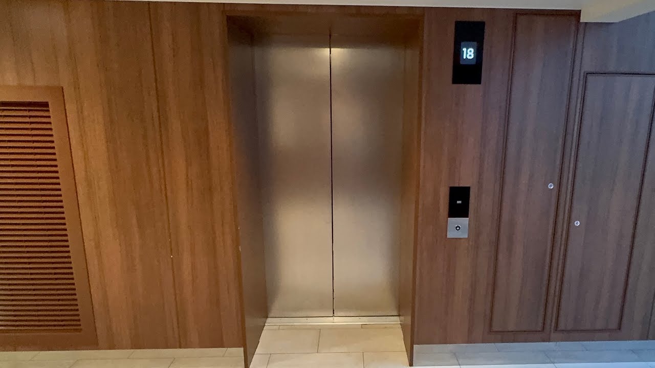 Small KONE Traction Elevator in The Dome on the Sun Princess - YouTube