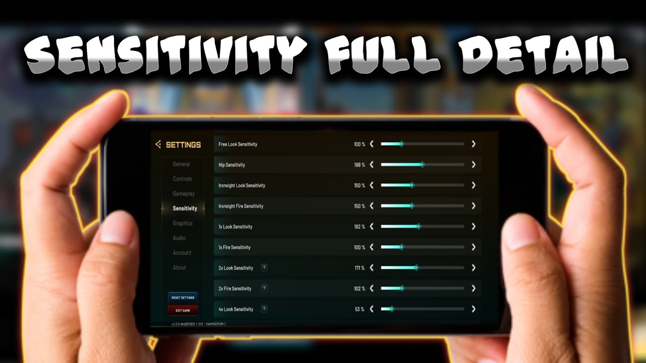 Sensitivity full detail Indus Battle Royale: Best Sensitivity Settings ...