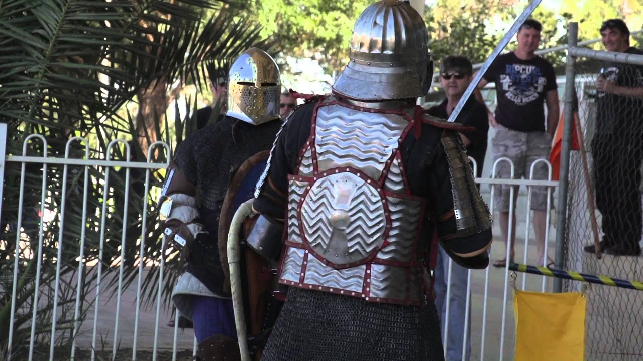 Team Havoc Part 2 - Bankstown Motorcycle show Medieval Combat - YouTube