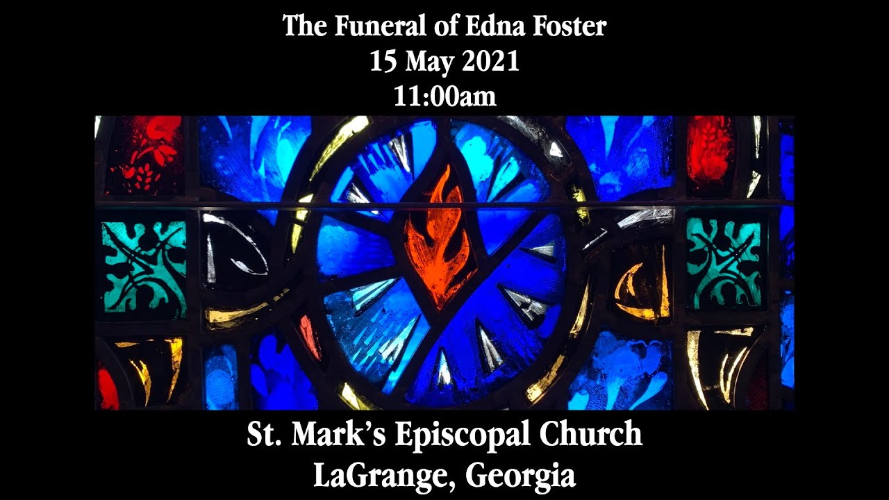 Funeral Service for Edna Foster - YouTube