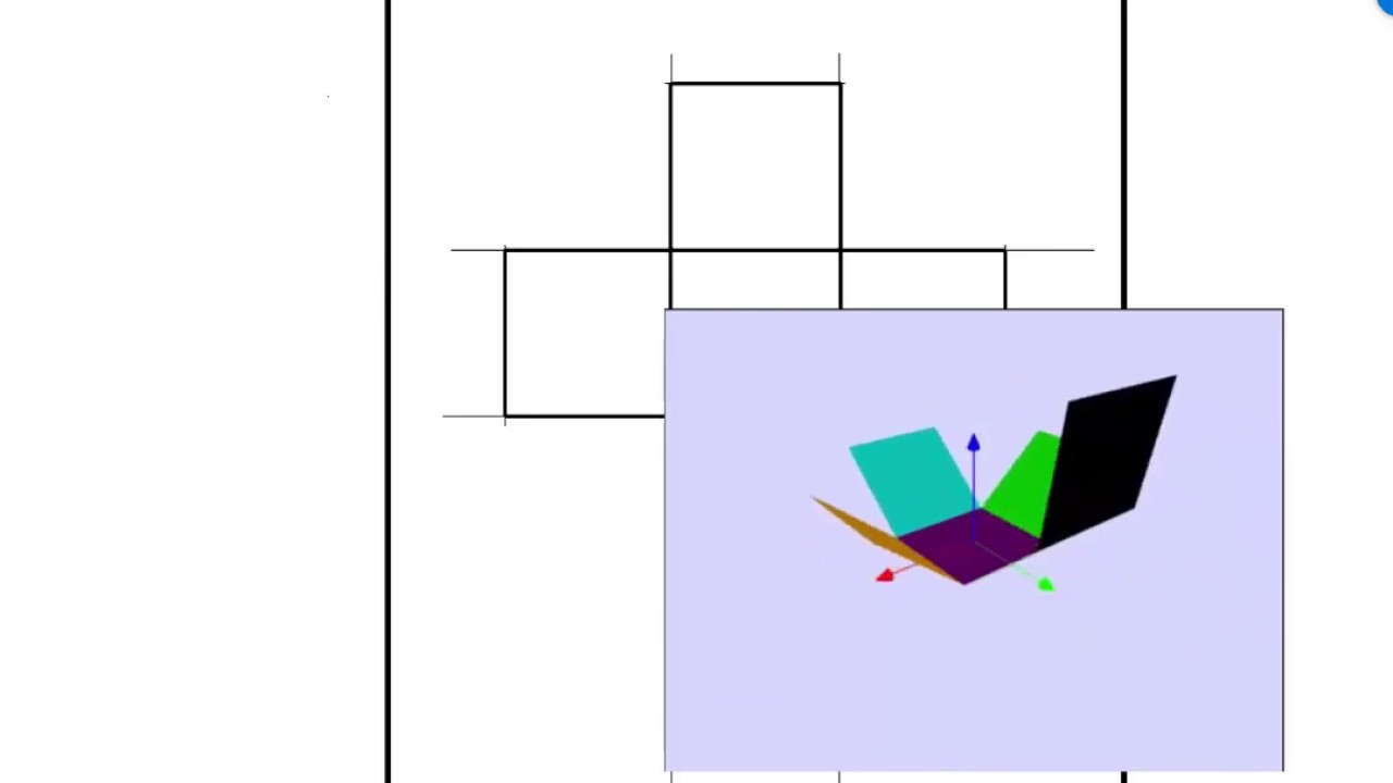 Geometrijska mreža kocke V.1-3 - YouTube